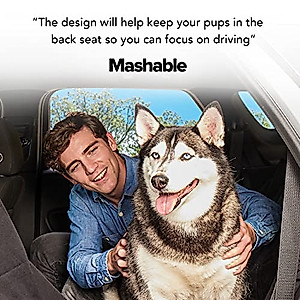 Meadowlark XL Premium Hammock Dog Car Seat Cover Back Seat, Dog Cover Car Seat Protector, Non-Slip, Dog Stuff, Anti Shock, Water Repellant, Pet Car Seat Cover for Dogs w/Seat Belt & 2 Headrest Covers