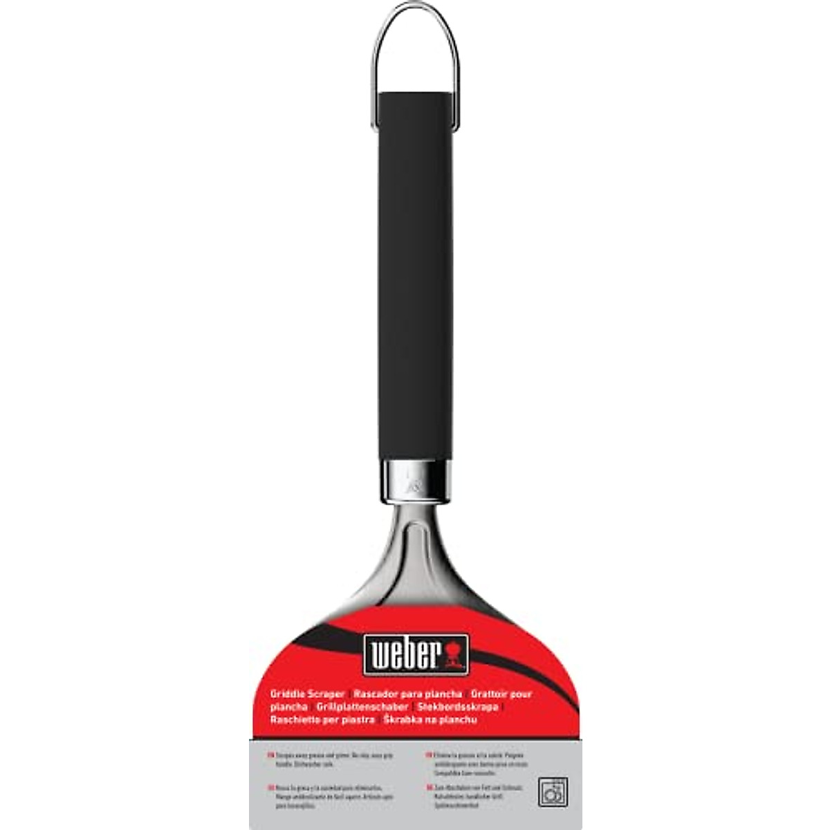 Weber 6781 Griddle Scraper, Silver