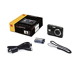 Kodak PIXPRO FZ45 Digital Camera + Black Point & Shoot Camera Case + Transcend 64GB SD Memory Card + Tri-fold Memory Card Wallet + Hi-Speed SD USB Card Reader + More!… (Black)