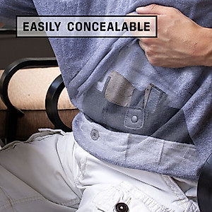 Ghost Concealment L Belly Band Holster for Concealed Carry | Fits up to a 54" Belly | IWB Gun Holsters | Men and Women (Right)