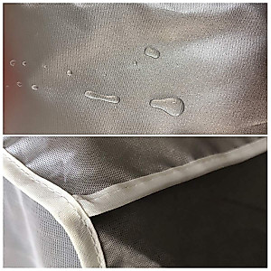 LKXHarleya Air Conditioner Covers for Outside Units, 35 x 12 x 24 in Waterproof Dustproof Sun Protection Air Conditioner Cover with Vent Hole for 2P AC Units