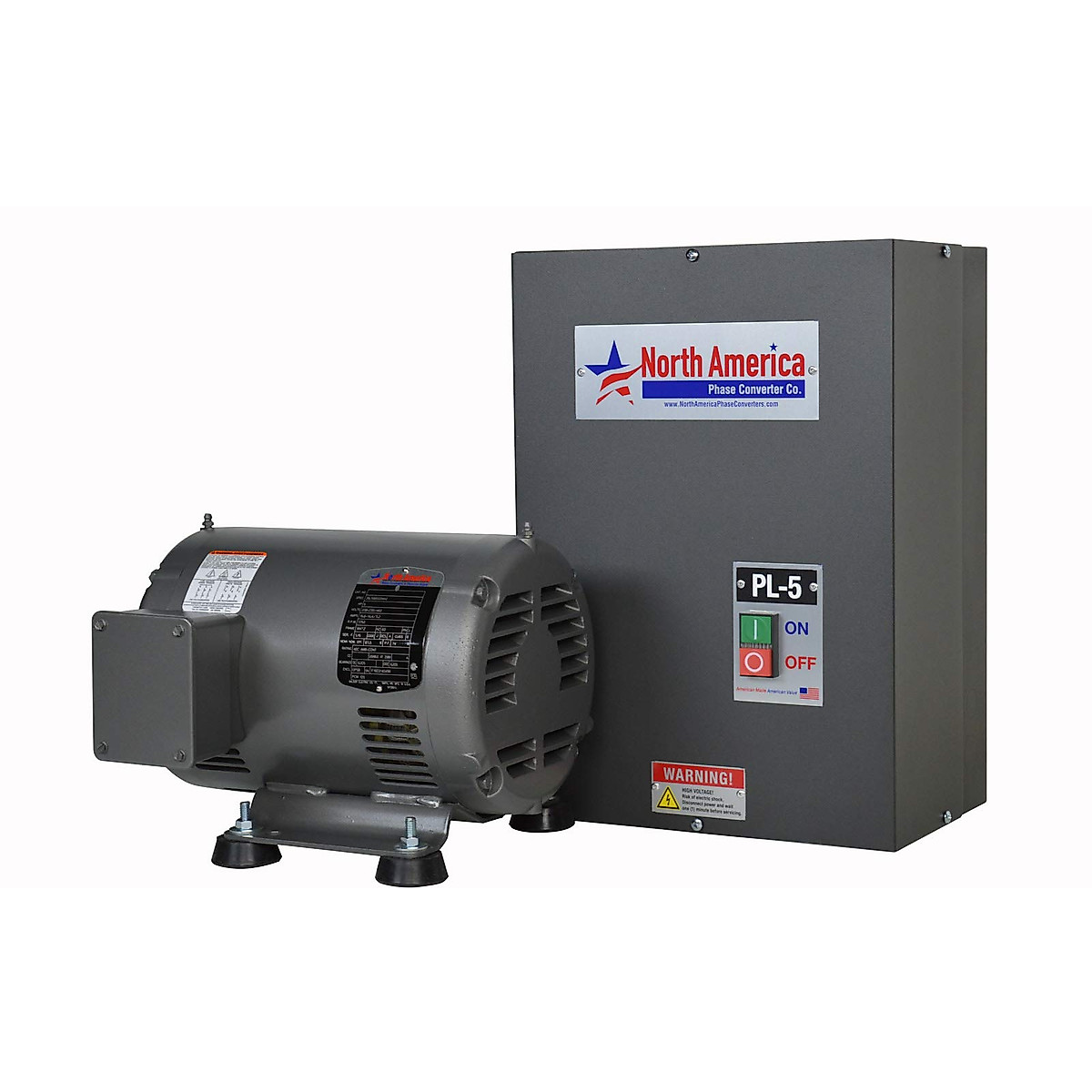 PL-5 Pro-Line 5HP Rotary Phase Converter - Converts Single Phase into 3 Phase Power