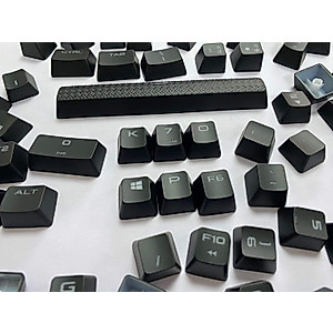LuoMGDYSS 104 Key ABS Black Keycap Set for Corsair K70 K65 Mechanical Gaming Keyboard