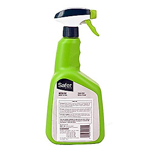 Safer Brand 5180-6 Ready-to-Use Insect Killing, Fungicide and Miticide Neem Oil Spray