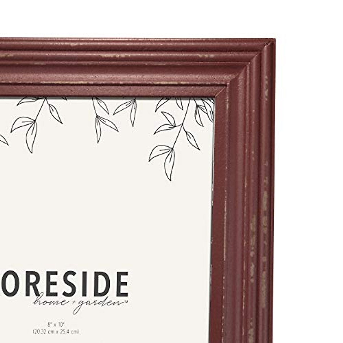 Foreside Home & Garden FFRD06232 8X10 Dalton Photo Frame Red