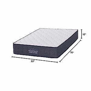 Novezza Home 12 Inch Hybrid Support Mattress/Bed-in-a-Box/CertiPUR-US Certified Foam, Full (NOVHM-S)
