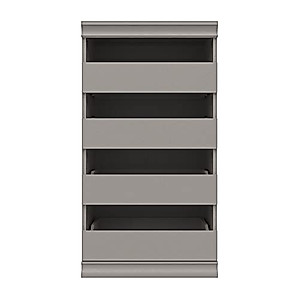 ClosetMaid 4598 Modular Storage Stackable Unit with 4 Drawers, Taupe