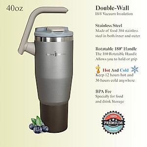 Hydro Stanley Brown Tumbler 32oz