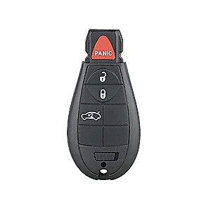 2PCS New Replacement 4 Button Keyless Entry Remote Key Fob Transmitter for M3N5WY783X Chrysler 300/Dodge Charger Challenger Magnum with Ignition Key IYZ-C01C