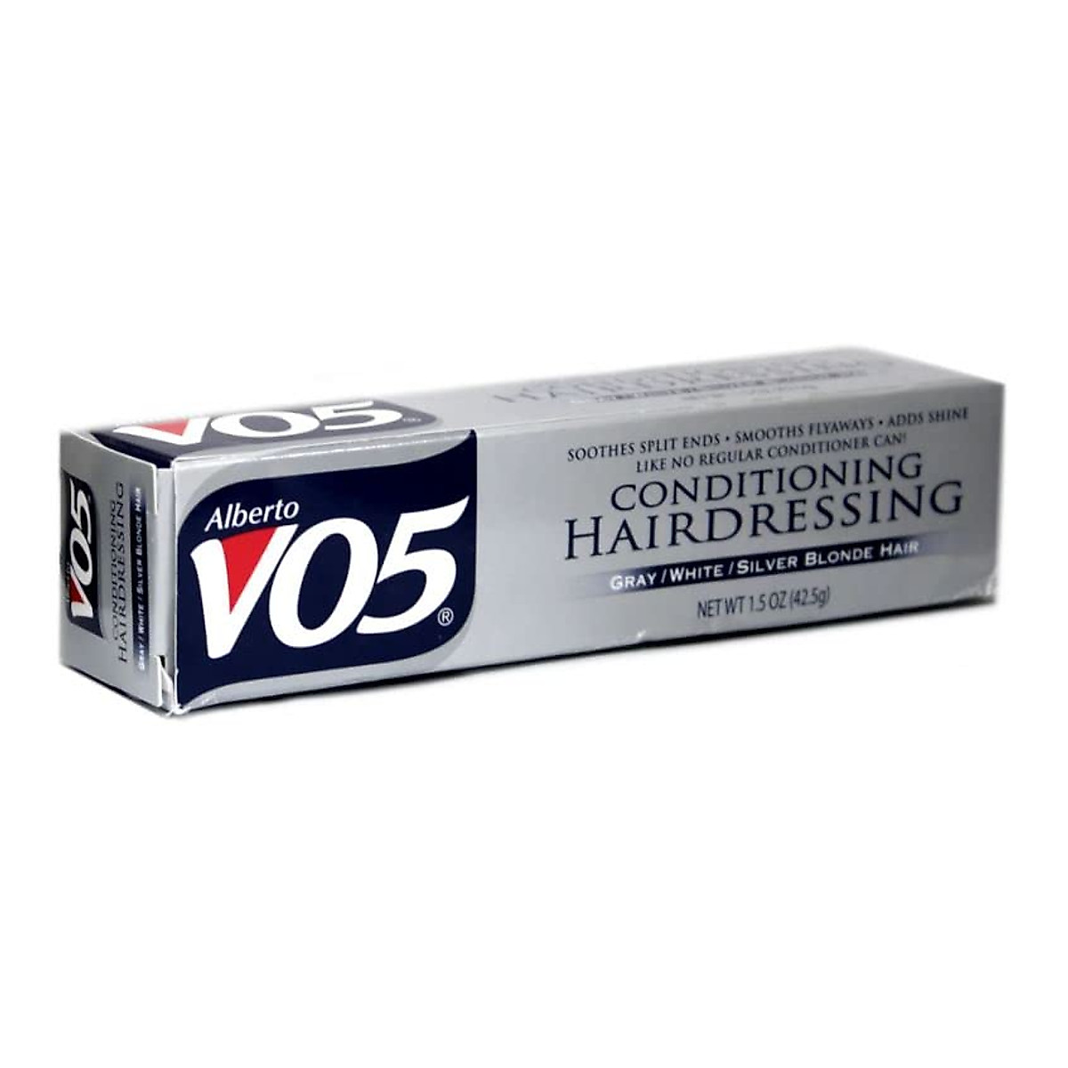 Alberto VO5 Conditioning Hairdressing for Gray, White, Silver Blonde Hair, 1.5 oz (Pack of 2)