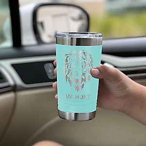 LaserGram 16oz Vacuum Insulated Pint Tumbler, ST Surgical Technologist, Personalized Engraving Included (Teal)