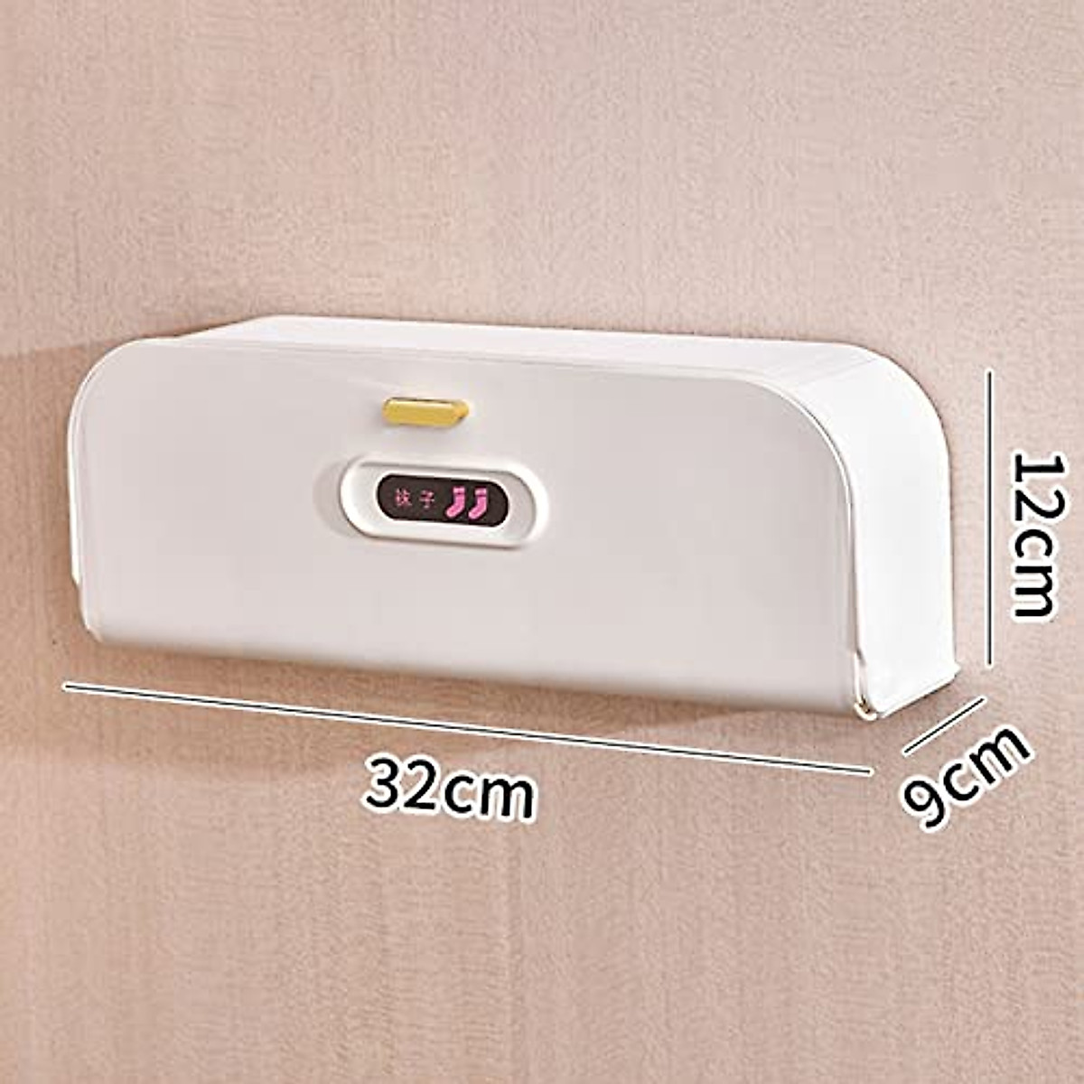 Zitrenot Wall Mounted Sock Organizer Cabinet Clothes Storage Box for Home Bedroom Living Room