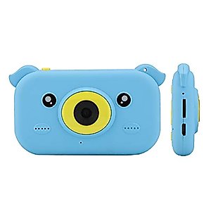Children Digital Camera One-Button Operation Intelligent Focus-Free Press-Control-Type Design(Blue)