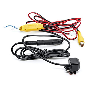 NVX XCADJ1 World's Smallest Universal Metal Car Backup Camera - 170° High Resolution Waterproof Mini Metal Backup Camera