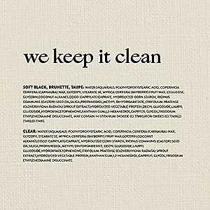 Honest Beauty Healthy Brow Gel, Taupe with Castor Oil | Plant Derived Proteins | Fuller + Healthy-Looking Brows | EWG Certified & Vegan | 0.05 Fl Oz