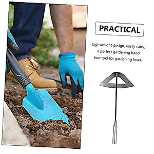 GANAZONO 1pc Puller Portable Accessories Shovel Moving Outdoor Rake Backing Casrt Women Weeder Process Soil- Forging Planting Tool Garden Iron Multipurpose Snow Loosening Weeding Gifts