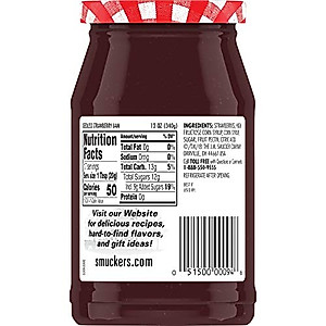 Smucker's Seedless Strawberry Jam, 12 Ounces