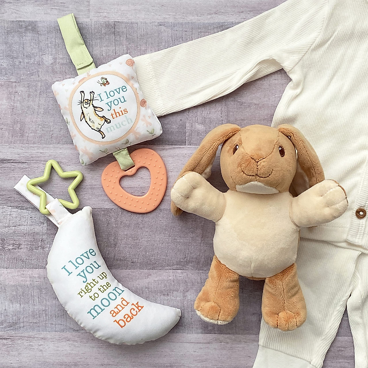 KIDS PREFERRED Guess How Much I Love You 3 Piece Gift Set with Stuffed Animal and Activity Toys