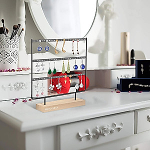 Mocolo Earring Organizer Stand, Earring Display Stand, Earring Holder for Hanging Earrings