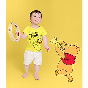 Winnie The Pooh, Tigger & Eeyore Graphic T-Shirts (3 Pack) Baby/Toddler to Kid 2T Lb/Or/Y SS