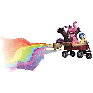 14 Inch Bing Bong Joy Rocket Wagon Inside Out Movie Disney Pixar Removable Peel Self Stick Adhesive Vinyl Decorative Wall Decal Sticker Art Kids Room Home Decor Boy Children Nursery 14x6 Inch Tall C