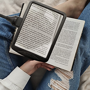 M MAGDEPO 4X Gooseneck Magnifying Lamp Lighting with 28 SMD LEDs, Table Desktop Stand Magnifier Hands-Free for Hobby, Sewing, Crafts, Close Work, etc.