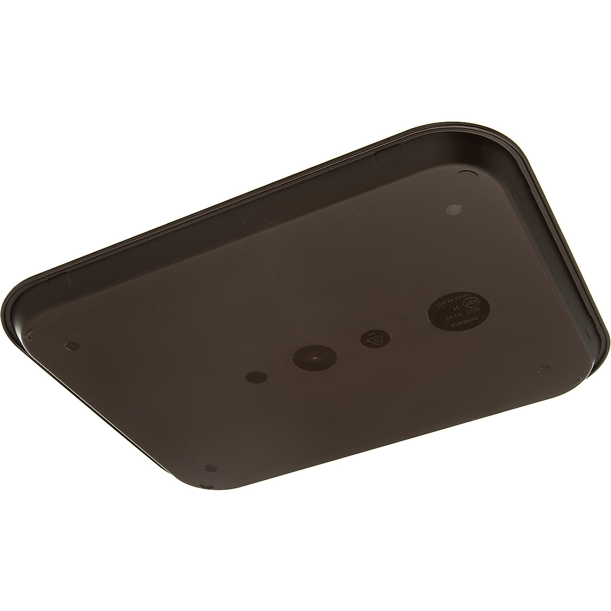 CFS Cafe Plastic Fast Food Tray, 14" x 18", Chocolate