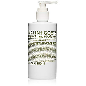 Malin + Goetz Essential Bergamot Hand + Body Wash—purifying, hydrating hand + body wash for men + women. for all skin types, even sensitive. No stripping or irritation. Cruelty-free + vegan 8.5 Fl oz