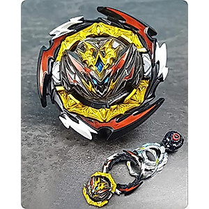 Desamvap Bey Battling Tops Burst B-180 Booster Dynamite Belial .Nx .Vn-2 with Bey Blade String Launcher Right Spin DB Layer System Gyro Toys Gift for Kids Children Boys