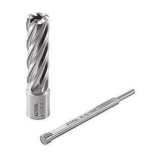 ACTOOL 11/16" Diameter × 2" Depth of Cut HSS ANNULAR Cutter with 3/4'' Weldon Shank