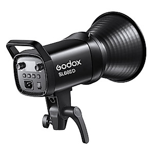 Godox SL60IID 70W LED Video Light, 18600Lux@1M 5600K COB LED Continuous Light, Bluetooth App&2.4G Wireless Remote Control 8 Built-in Fx Effects, TLCI/CRI 97+/96+Bowens Mount Studio Light