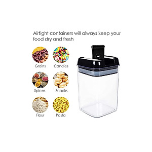 AIRTIGHT CONTAINER SETS FOR FOOD STORAGE 7 PIECE SET