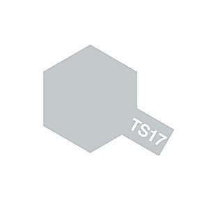 Tamiya 85017 Lacquer Spray Paint, TS-17 Gloss Aluminum - 100ml Spray Can