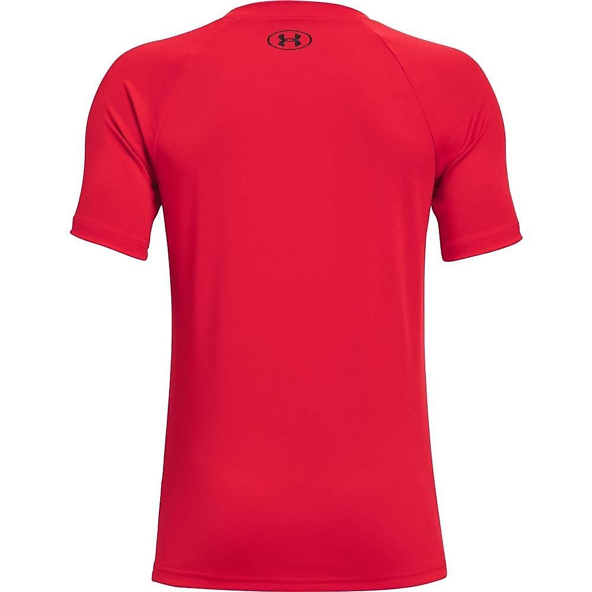 Under Armour Boys Tech Big Logo Short Sleeve T-Shirt , Red (600)/Black , Small