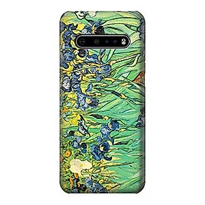 R0210 Vangogh Irises Case Cover for LG V60 ThinQ 5G