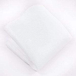 Breathable 3D Air Mesh Fabric,Light 3 Layers Sandwich Spacer Mesh Fabric, Apply to DIY Craft,Upholstery,Home Applications, Chair,Bags,Clothes,Shoes, Lining, 1yard/36"x56",Sold by The Yard (White)