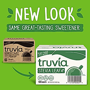 Truvia Original Calorie-Free Sweetener from the Stevia Leaf Packets, 35.25 oz Box, 500 Count (Pack of 1)
