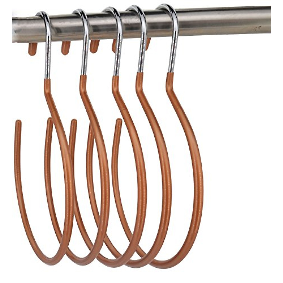 Home Storage Set of 5 Belt Ring Hanger Portable Multi-use Closet Organizer for Belts Ties Scarves