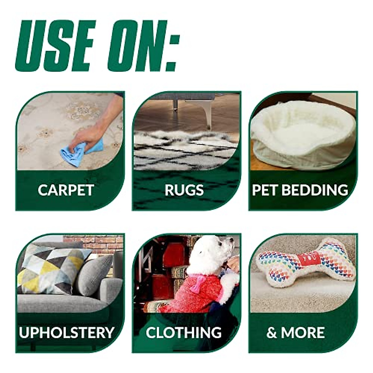 Bio Active Stain & Odor Remover for Pet & Carpet- Pet & People Safe - 32oz Spray