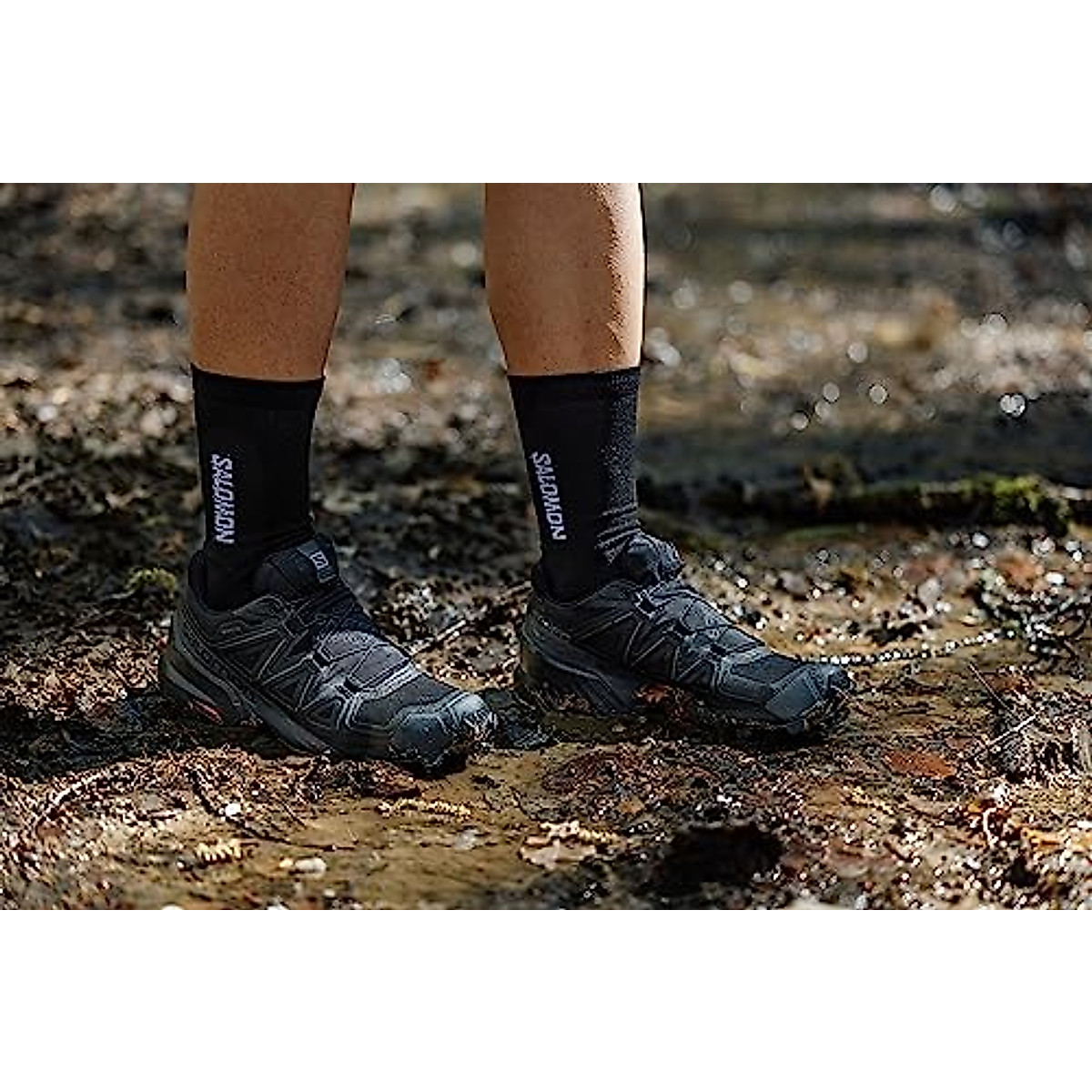 Salomon Speedcross 5 Gore-tex Trail Running Shoes for Women, Black/Black/Phantom, 9.5