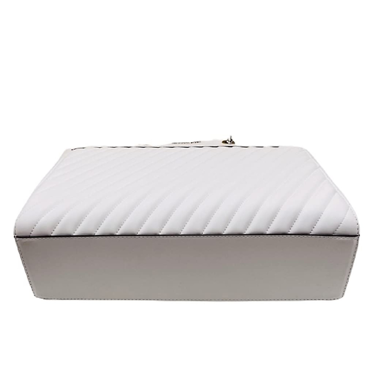 Michael Kors Rose Large East/West Tote Bag Handbag, Optic White