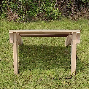 Merry Garden Wood Ottoman Kit 24" D X 19.5" W X 14" H Wood