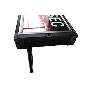 AZOOU 2.3-inch 10 Digits with Red Color LED Timer Countdown/up Wall Mounted Clock with Days Hours Mins Secs