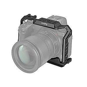 SmallRig Aluminum Alloy Cage for Nikon Z5 / Z6 / Z7 / Z6II / Z7II Camera with Built-in NATO Rail and Cold Shoe Mount for Microphone and Light 2926