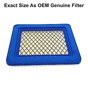 MOWFILL 5 Pack 491588 Air Filter Replace for BS 491588S,John Deere AM116236, Toro 119-1909, Craftsman 3364 Air Cleaner, Lawn Mower Air Filter