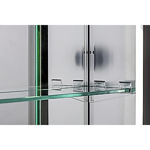 Croydex Loxley 26-Inch x 30-Inch Triple Door Tri-View Cabinet with Hang 'N' Lock Fitting System