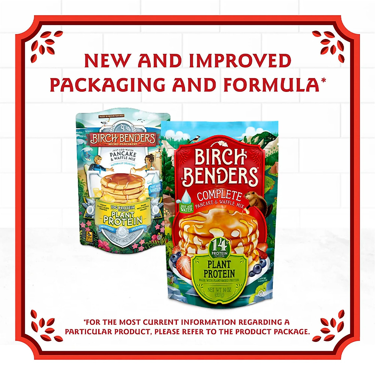 Birch Benders Mix Pncke Waffl Plnt Prot 14 OZ