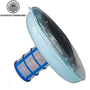 SUNTOUCH TREASURES Solar Pool Ionizer - Floating Water Cleaner and Purifier Keeps Water Clear, Kill Algae in Pool, 85% Less Chlorine, Compatible with Fresh and Salt Water Pools & Spas