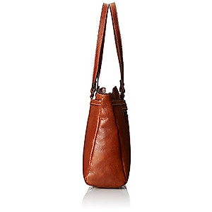 Patricia Nash Poppy Top Zip Tote, Tan