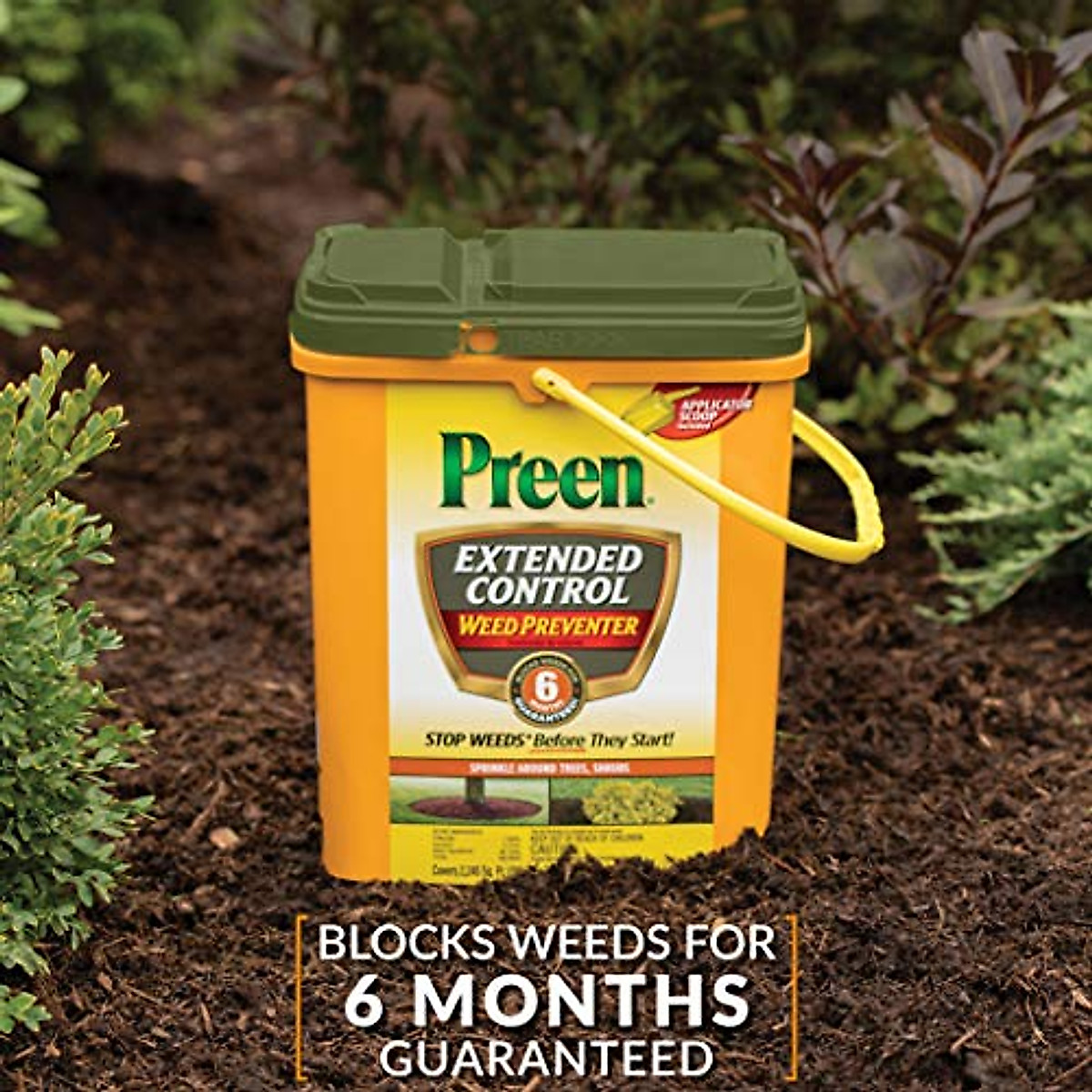 Preen 246422 Extended Control Weed Preventer - 13.75 lb. - Covers 2,245 sq. ft.